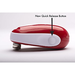 Tornado F4 Can Opener-Great for Arthritis Sufferers, Safest, fastest, Easiest Hands-Free Can Opener-New and Improved (RED)…