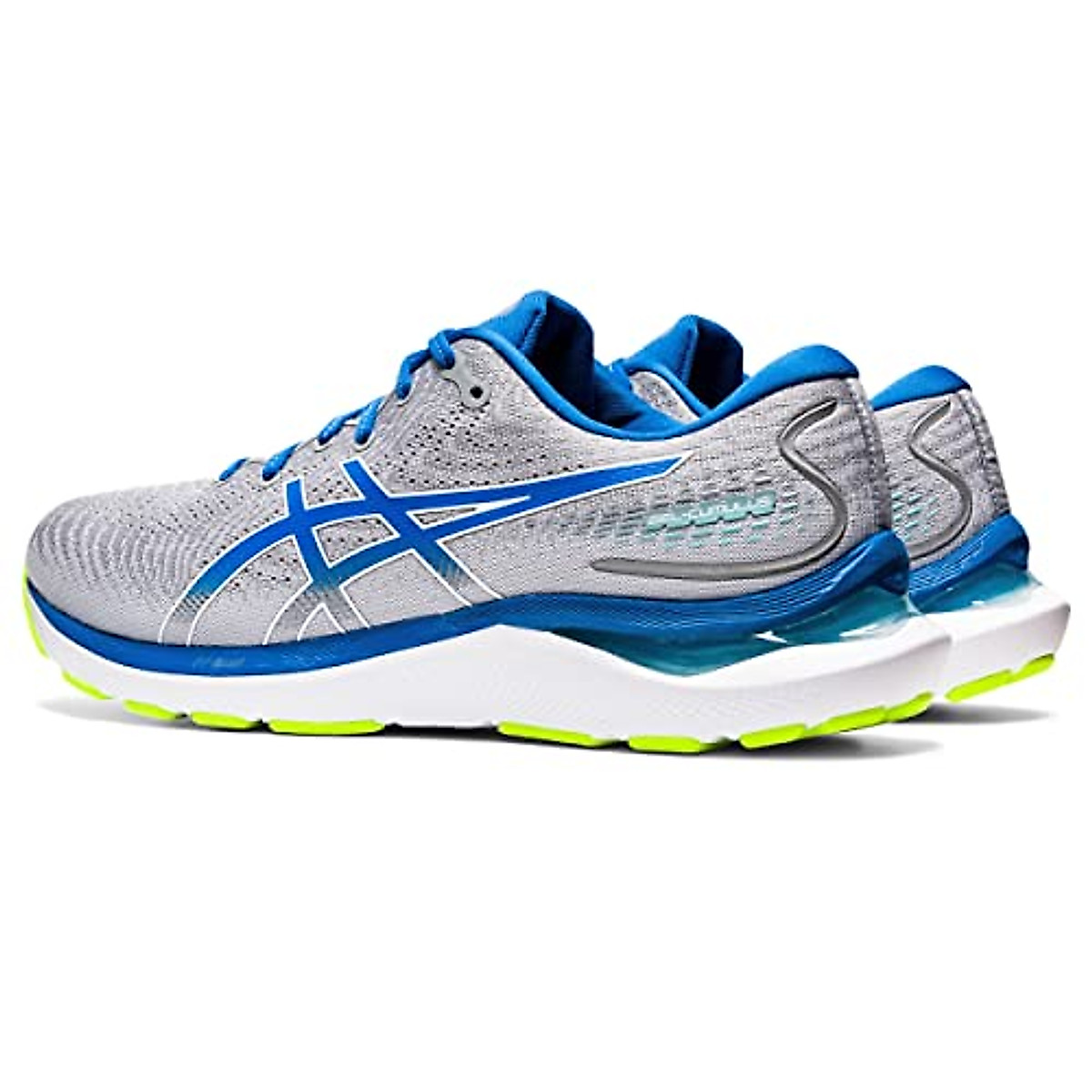 ASICS Men's Gel-Cumulus 24 Running Shoes, 12, Sheet Rock/Lake Drive