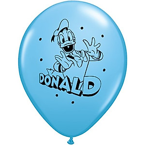 Pioneer Party Group Officially Licensed Disney 12-Inch Latex Balloons, Mickey and Pals Assorted Colors, 6-Count