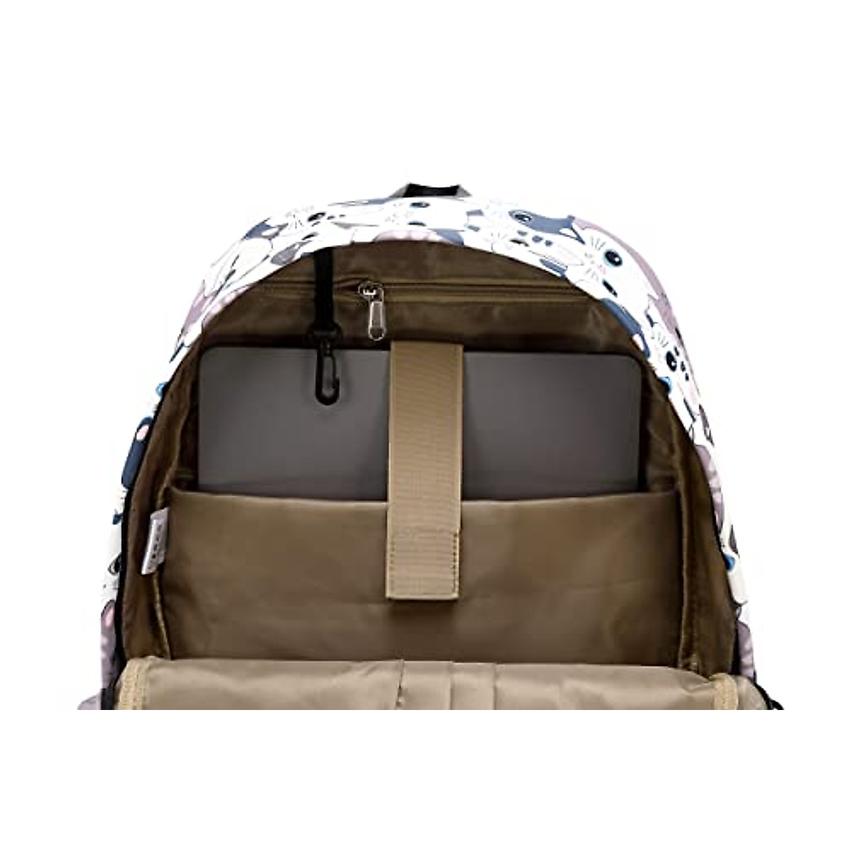 Teecho Girls Waterproof School Backpack Fashion 15.6" Laptop Backpack for Teenager Cat