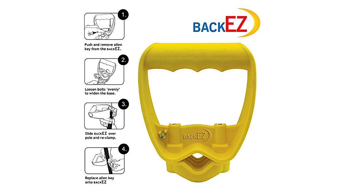 Ergonomic Shovel/Rake Handle - BackEZ Tool Attachment