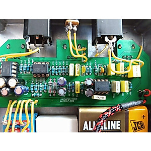 LANDTONE Klone Vintage Metal Pedal Enclosure Overdrive Electric Guitar Single Effects Pedal Kit (Gold)