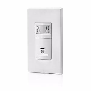 Leviton IPHS5-1LW Decora In-Wall Humidity Sensor & Fan Control , 3A, Single Pole, White