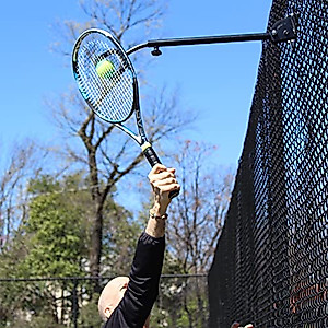 TopSpin Solution - Tennis Training Aid | Practice Nearly All Shots in Tennis Anywhere | Attaches Indoors & Outdoors | All Ages and Skill Levels | Players and Coaches