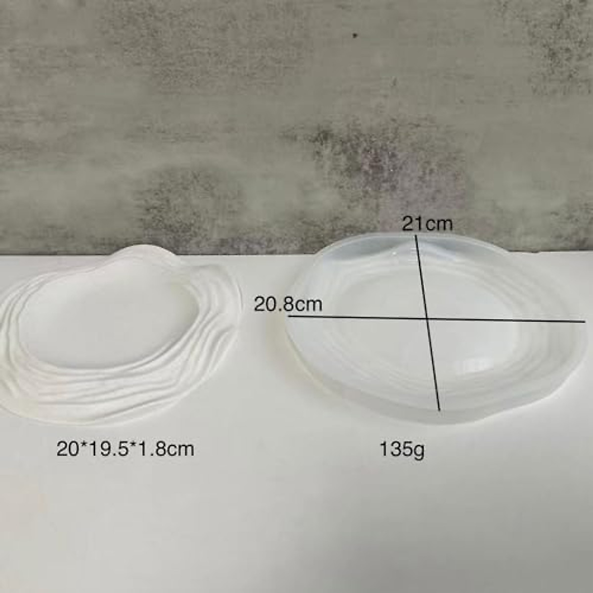 Irregular Tray Silicone Mold DIY Handmade Epoxy Resin Craft Casting Tool Storage Plate Coasters Molds Home Decorations