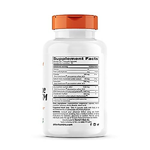 Doctor's Best Vegan Glucosamine Chondroitin MSM, Joint Health, Hair, Skin & Nails