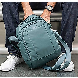 Pacsafe Metrosafe LS250 Lightweight Anti Theft Shoulder Bag, 12 Liter - Black