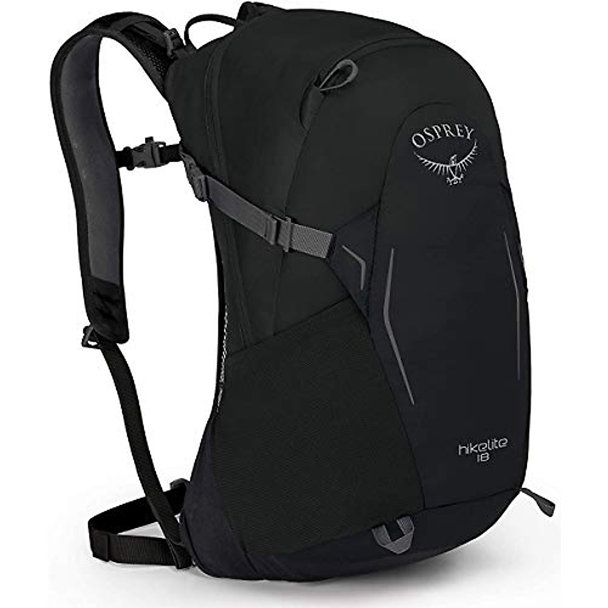 Osprey Hikelite 18 Hiking Backpack, Black & Hydraulics Backpack Water Reservoir