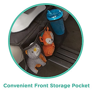 Nuby Deluxe Car Seat Protector, Black Mat for use Under Child's Car Seat