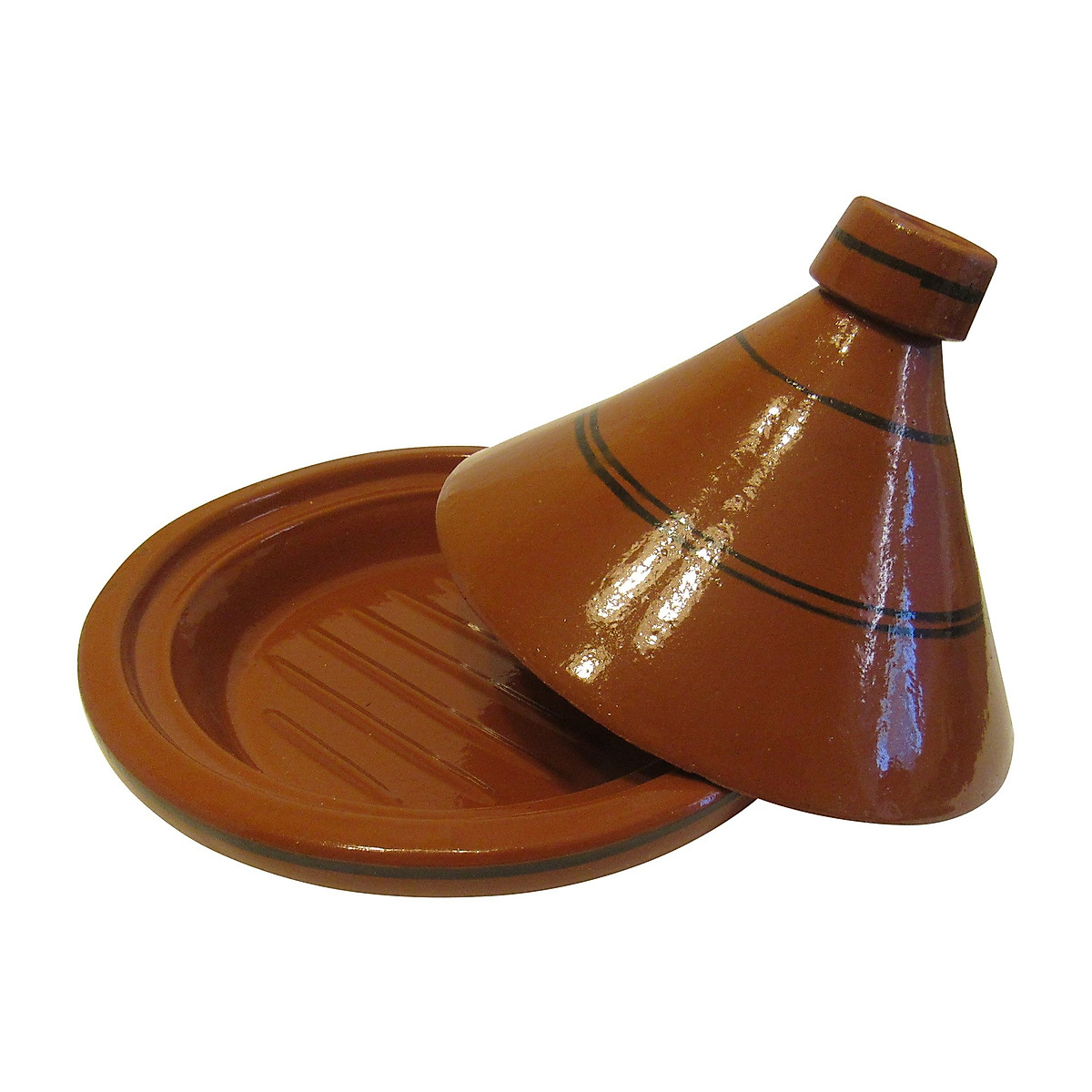 Handmade Authentic Moroccan Berber Ceramic Cooking and Serving Tagine