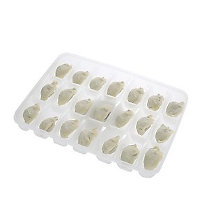 NAMOARLY 1pc Dumpling Container Food Container Dumpling Storing Divider Case Dumpling Organizer Dumpling Holder Fresh Keeper Produce Saver Containers Ice Cube Tray Ice Mold Tray