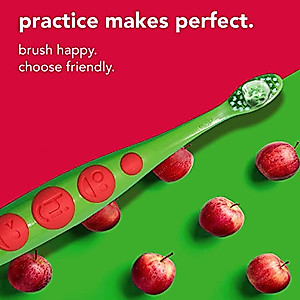 hello Natural Apple Flavored Training Toothpaste and Toddler Bundle, for Kids Age 2 Months to 3 Years, Safe to Swallow for Baby and Infants, Vegan, SLS Free, Gluten Free 4 Piece Set(Pack of 2)