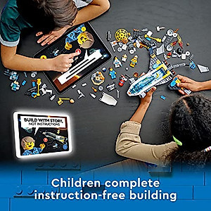 LEGO City Mars Spacecraft Exploration Missions 60354 Interactive Digital Building Toy Set - with Astronaut Minifigures and Spaceship, Traverse The Stars, Great Gift for Kids, Boys, and Girls Ages 6+