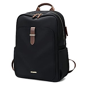 GOLF SUPAGS Laptop Backpack Purse for Women Fits 15 Inch Notebook Casual Daypack Work Travel College School Bookbag Fashion Computer Bag (Black, 15 Inch)