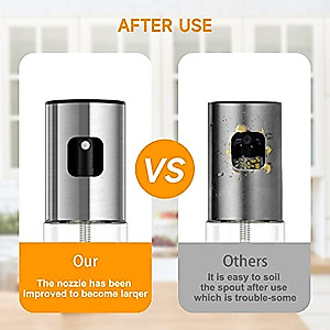 Uktunu Oil Sprayer for Cooking,2 Pack 100ml Glass Olive Oil Sprayer Mister, Olive Oil Spray Bottle, Kitchen Gadgets Accessories for Air Fryer, Canola, Widely Used for Salad Making, Frying, BBQ
