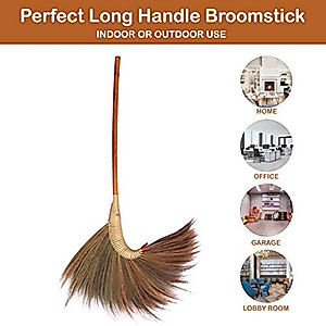 Natural Grass Broom 100% Handmade (Contemporary)