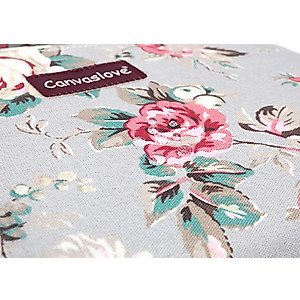 Canvaslove Rose Pattern Water Resistant Laptop Shoulder Messenger Bag for MacBook Pro 16 inch,15.6 inch and 15 inch-16 inch Laptop