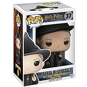 Funko Pop! Movies: Harry Potter - Professor Minerva McGonagall #37 Vinyl Figure (Bundled with Pop Box Protector Case)