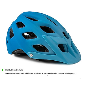 Exclusky Bike Helmet Mountain Bike Helmet for Adults Lightweight MTB Cycling Helmet for Men Women Adjustable Bicycle Helmet with Visor