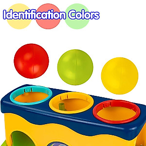 UNIH Hammer and Ball Drop Toys for 1 Year Old Boy Girl Infant Gifts - Pound a Ball Toddler Toys - Baby Toys for 6 to 12-18 Months