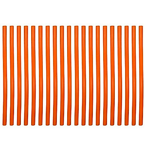 Othmro 20Pcs Hot Glue Sticks 9.8" Length 0.43" Dia Glue Sticks Bulk, Hot Glue Gun Refill Sticks, Hot Melt Adhesive Glue Stick All-Purpose Dual Temp Glue Sticks (Orange)