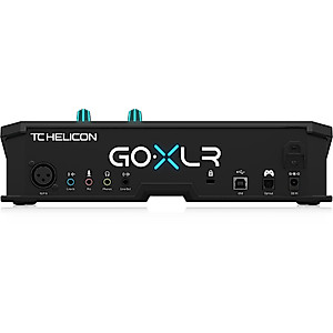 TC-Helicon GoXLR Revolutionary Online Broadcaster Platform with 4-Channel Mixer, Motorized Faders, Sound Board and Vocal Effects, Officially Supported on Windows | TC-Helicon GO XLR Desk Stand
