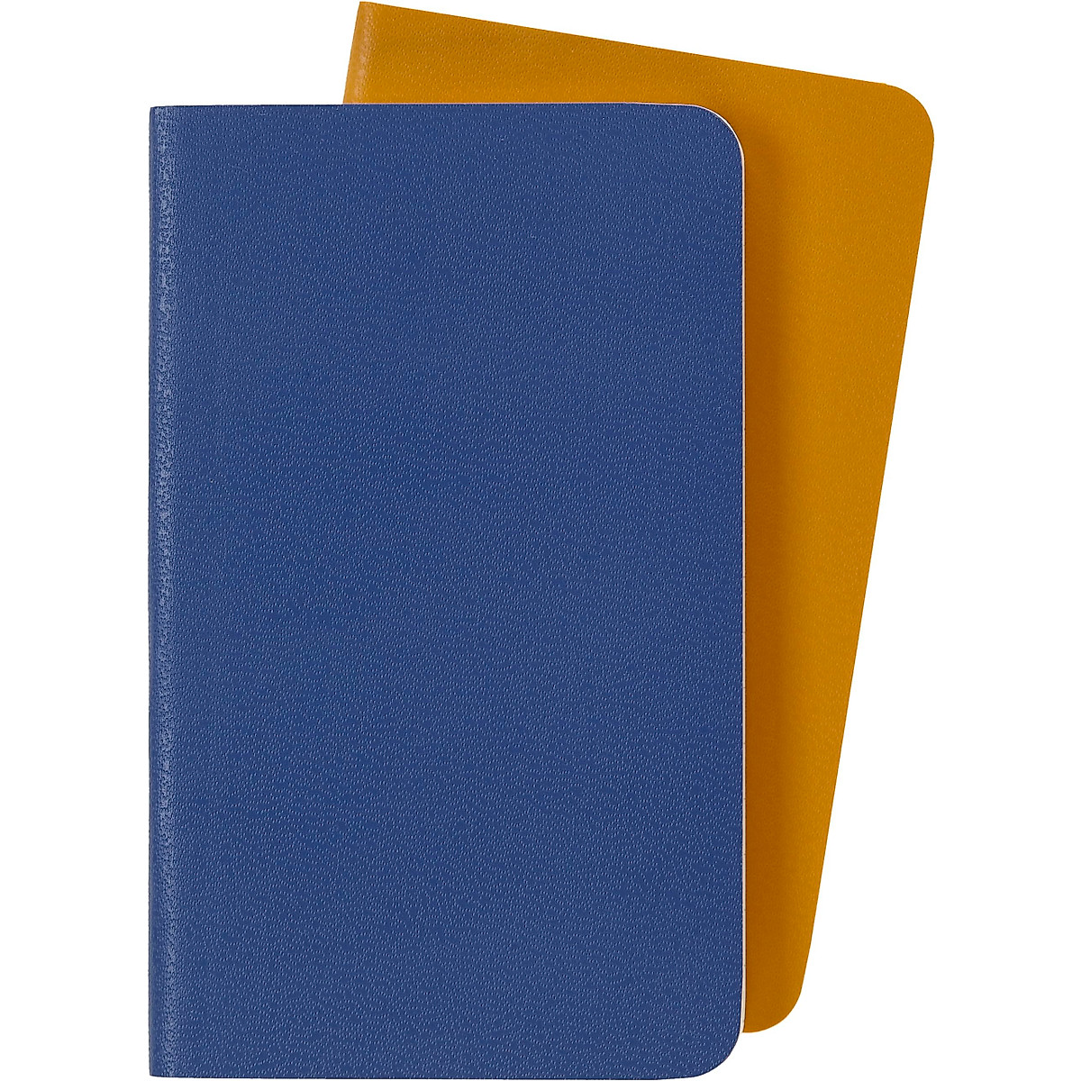 Moleskine Volant Journal, Soft Cover, XS (2.5" x 4") Ruled/Lined, Forget-Me-Not Blue/Amber Yellow, 56 Pages (Set of 2)