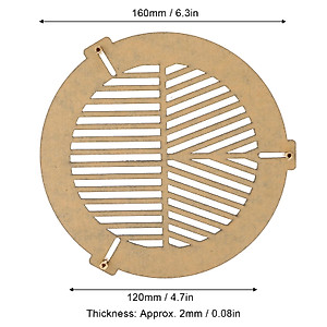 Bahtinov Mask Focusing Mask for Telescopes,Acrylic Focus Mask for a Tube Outer Diameter (OD) from 120mm-160mm,Telescope Accessories