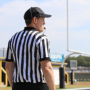 Murray Sporting Goods Collared Referee Shirt | Men’s Official Short Sleeve Pro-Style Collar Officiating Referee Shirt for Football, Basketball, Wrestling & Volleyball (Medium)