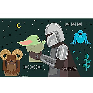 Tervis Triple Walled Star Wars - The Mandalorian Geo Pop Moment Insulated Tumbler Cup Keeps Drinks Cold & Hot, 20oz, Stainless Steel