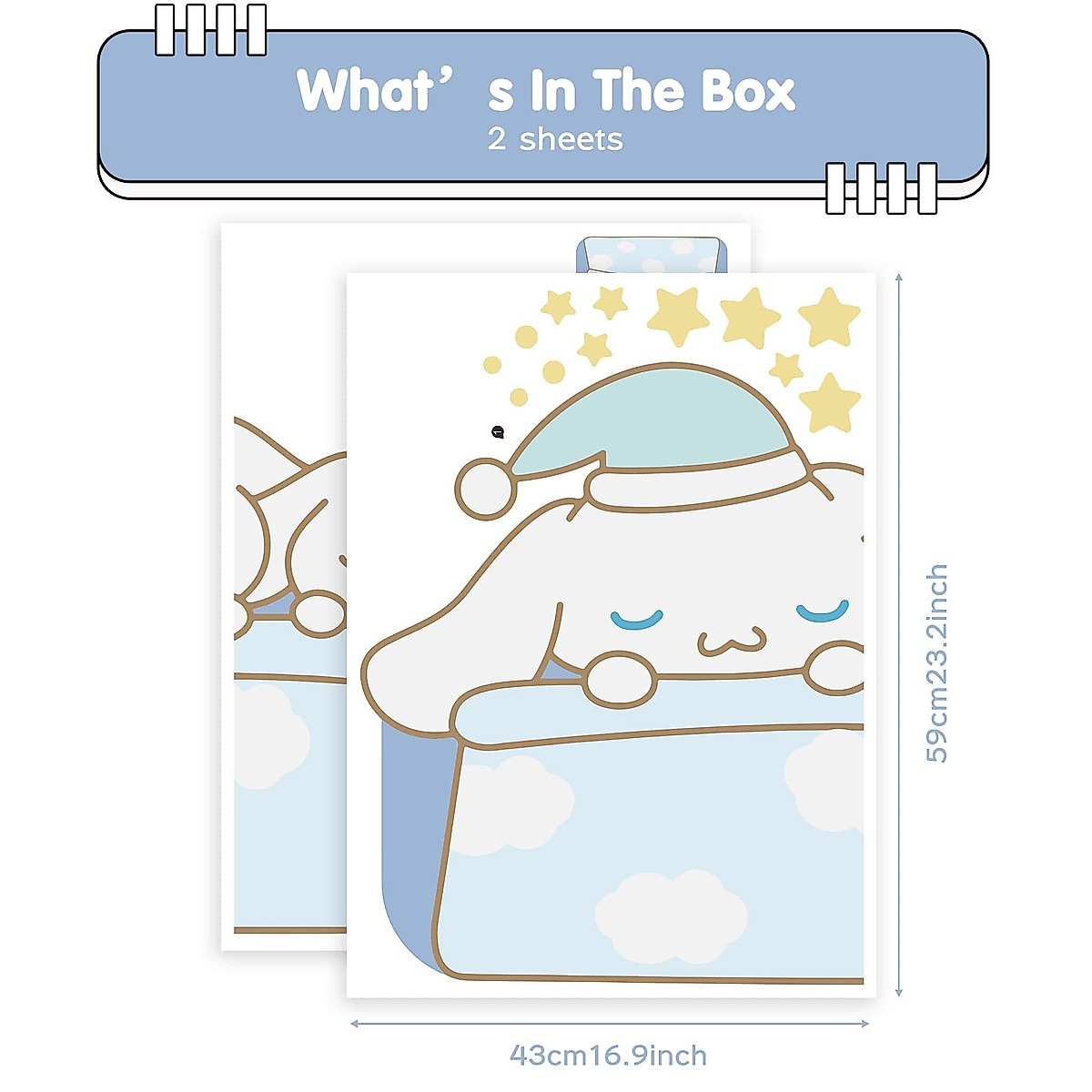 Removable Kids Wall Decals Peel and Stick Vinyl Cartoon Mouse Wall Mural Stickers for Cartoon Room Decal Nursery Kids Bedroom Playroom Wall Decor