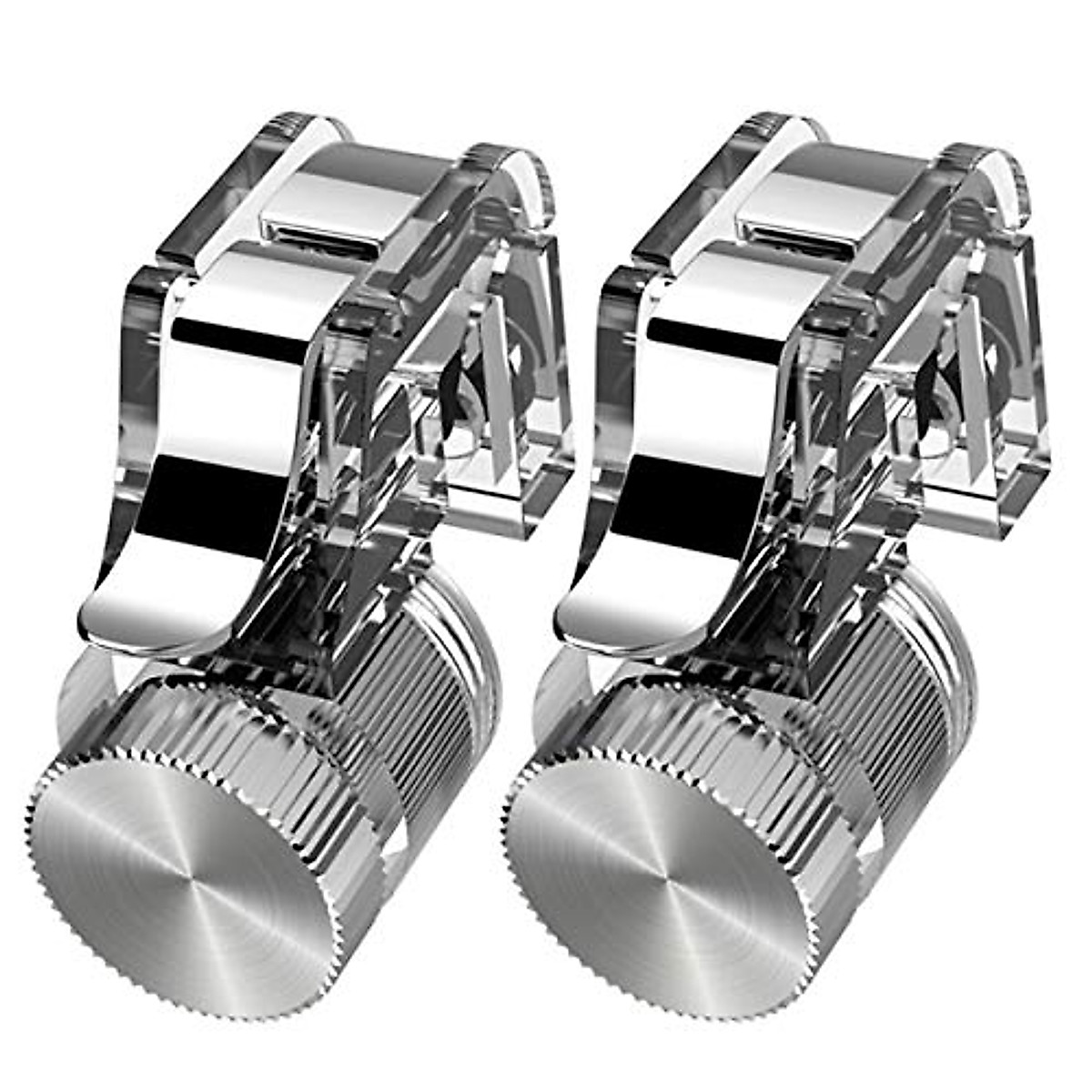 Ueohitsct Phone Mobile Game Trigger Fire Button Handle for L1R1 Shooter Controller PUBG US, Silver, Medium