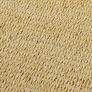 Petra's 25 Ft. X 15 Ft. Rectangle Sun Sail Shade. Durable Woven Outdoor Patio Fabric w/Up to 90% UV Protection. 25x15 Foot. (Desert Sand)