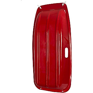 Avalanche Brands - 48" Classic Downhill Toboggan Snow Sleds - Red & Pink