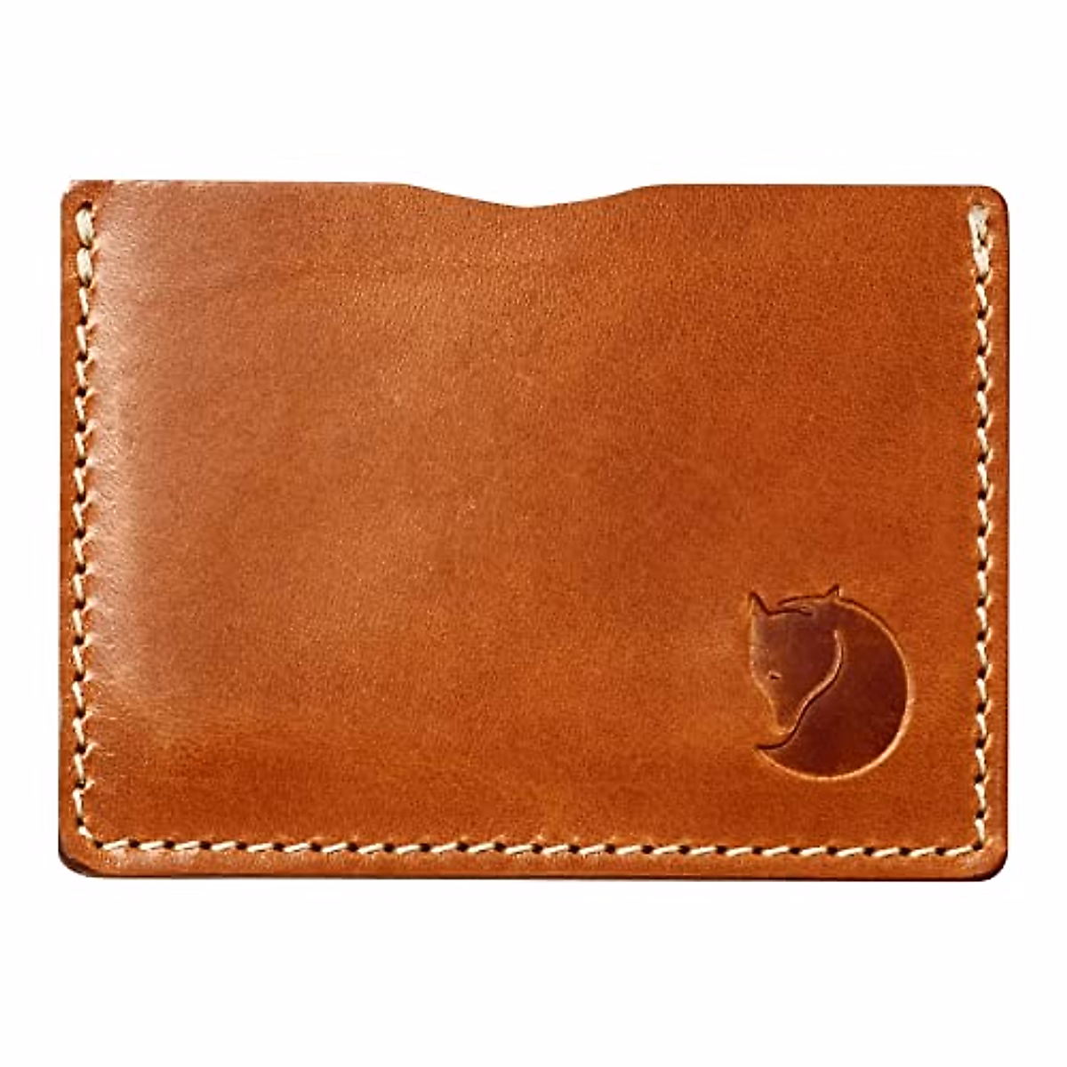 Fjallraven Ovik Card Holder - Leather Cognac