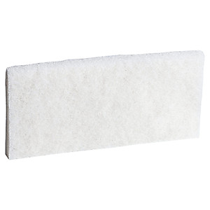 3M 8440 Doodlebug Cleaning Pad, 4.6" x 10" - 5-Pack, White