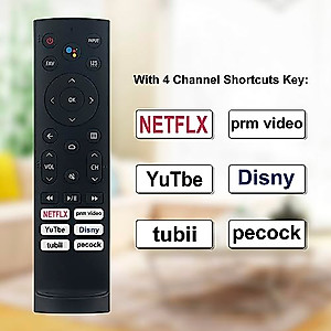 ERF3A90 Replacement Voice Remote Control fit for Hisense 85U7H 55U7G 65U8G 65U7G 55U8G 75U9DG 75U7G U7G U9G U8 U7H QLED Series 4K ULED Android Smart TV 55A76K 75A76K