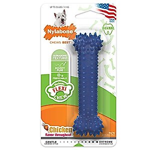 Nylabone Moderate Chew FlexiChew Dental Chew Toy Chicken Small/Regular (1 Count)