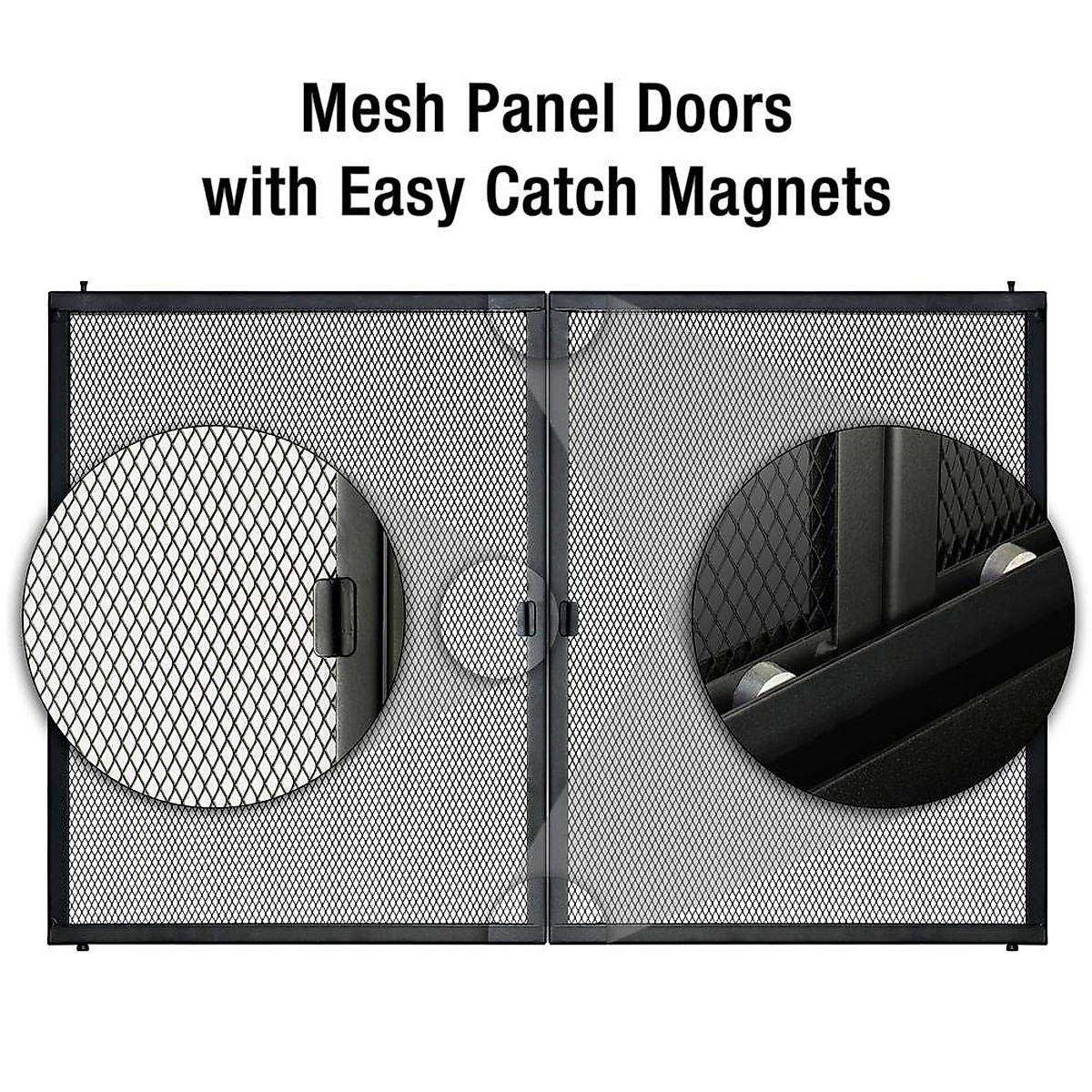 Pleasant Hearth Ashlynn Collection Fireplace Glass Door