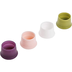 CapaBunga Silicone Wine Stoppers for Wine Bottles - 4 Pack Funny Wine Stoppers - Airtight Wine Bottle Stoppers Wine Saver Wine Bottle Caps - Wine Accessories for Wine Lovers - Classics