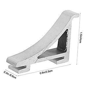 Angoily 10pcs Support Buttons Stainless Steel Cooler Mini Refridgerator Stainless Steel Mini Fridge Refrigerator Clip Holder Refrigerator Clamp Refrigerator Support Clips Freezer Silver