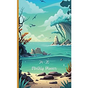 24/25 Monthly Pocket Planner: 2 Year Pocket Calendar 2024-2025 for Purse | January 2024 to December 2025 | 4" x 6-1/2" | 48 Note Page | Pocket Size