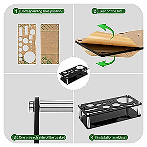 Cocktail Shaker Set, 23-Piece Stainless Steel Bartender Kit with Acrylic Stand & Cocktail Recipes Booklet, Professional Bar Tools for Drink Mixing, Home, Bar, Party (Include 4 Whiskey Stones)