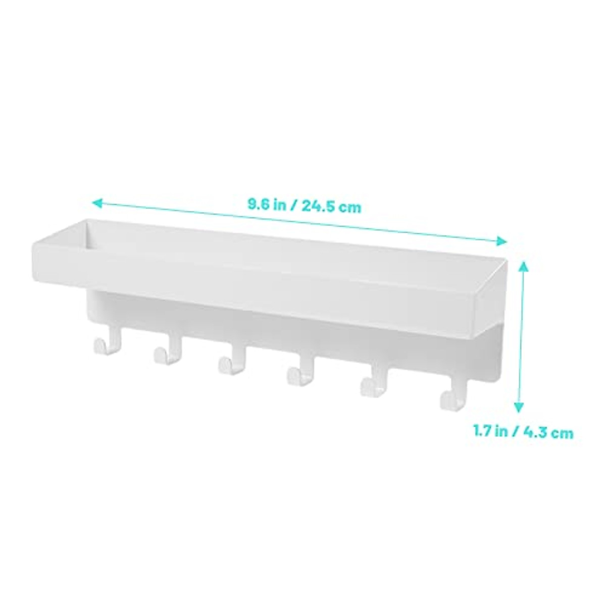 CLISPEED Medals Hanging Rack Wall Mounted Coat Rack Wall Mounted Shelves 3pcs Medal Hanger The Medal Wall-Mounted White Iron Wall Mount Shelf Towel Holder Stand