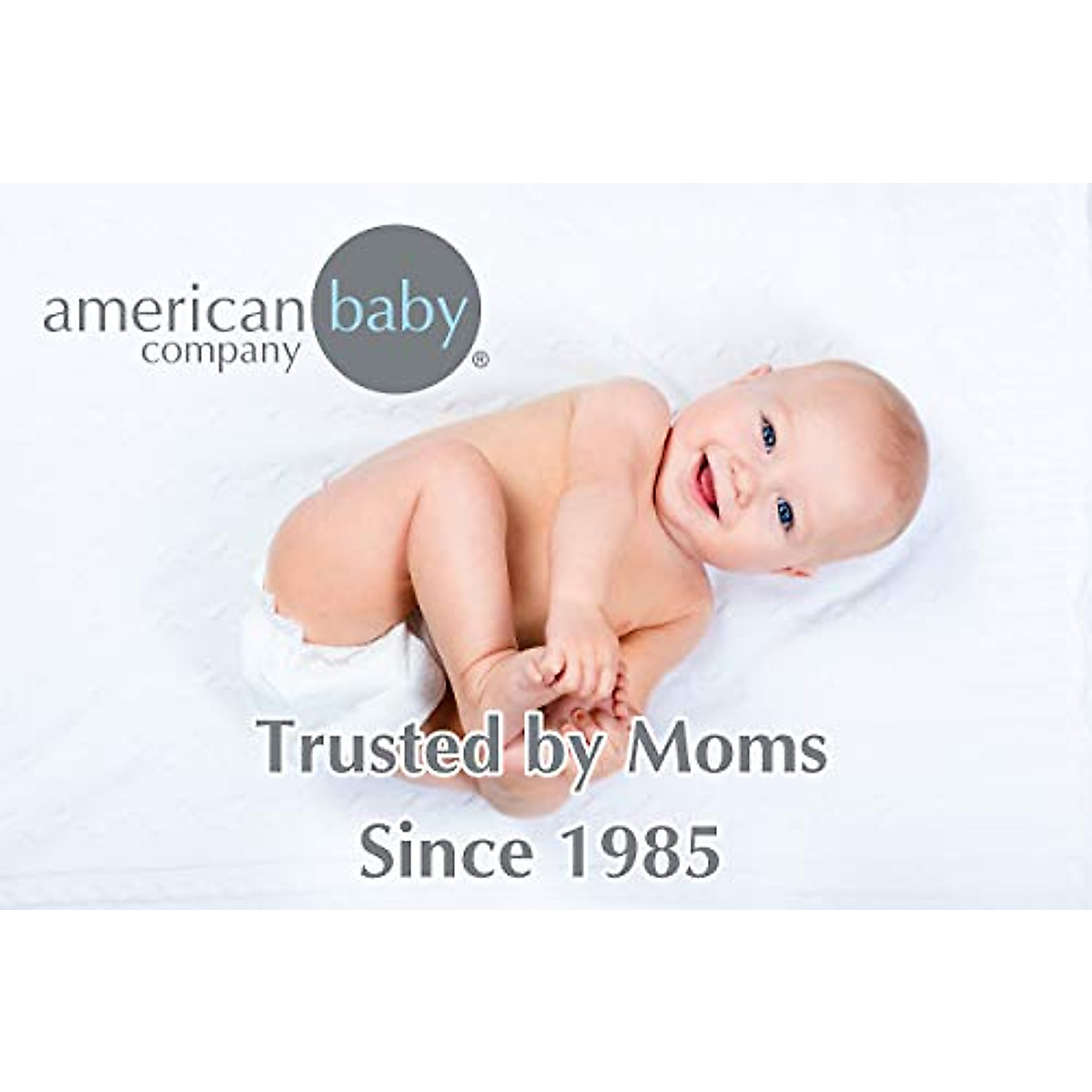American Baby Company Waterproof Fitted Bassinet Mattress Protector, Quilted Protector Pad Cover Made with Organic Cotton Top Layer, 33" x 15"