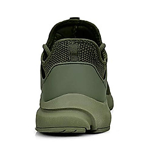 Troadlop Mens Sneakers Non Slip Running Shoes Breathable Lightweight Athletic Sports Walking Shoes Tenis para Hombres Resistant Gym Work Shoes Green 10