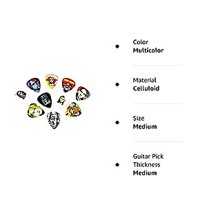 Nirvana | Kurt Cobain Guitar Picks (10 picks in a pack)