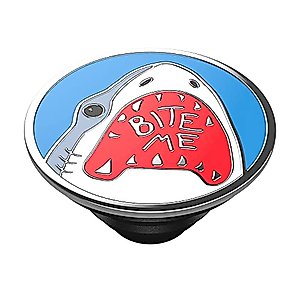 PopSockets PopTop (Top only. Base Sold Separately) Swappable Top for PopSockets Phone Grip Base - Enamel Shark Bites