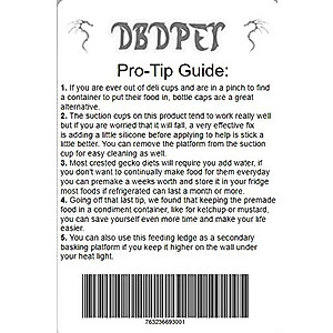 DBDPet 's Bundle with Zoomed Arboreal Feeding Platform & Attached 5 Point Pro-Tip Guide