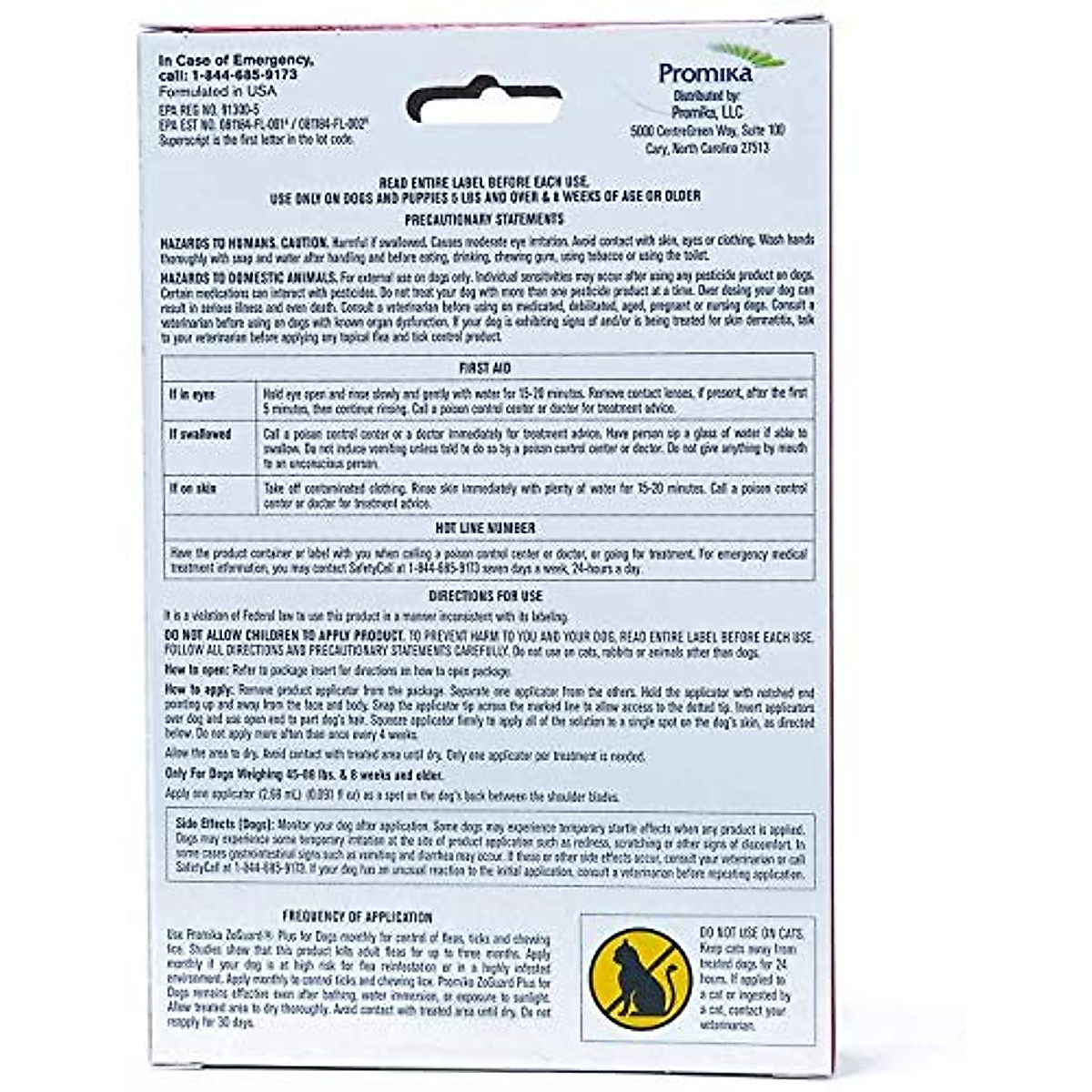 ZoGuard Plus Flea and Tick Prevention for Dogs (Large - 45-88 lb)